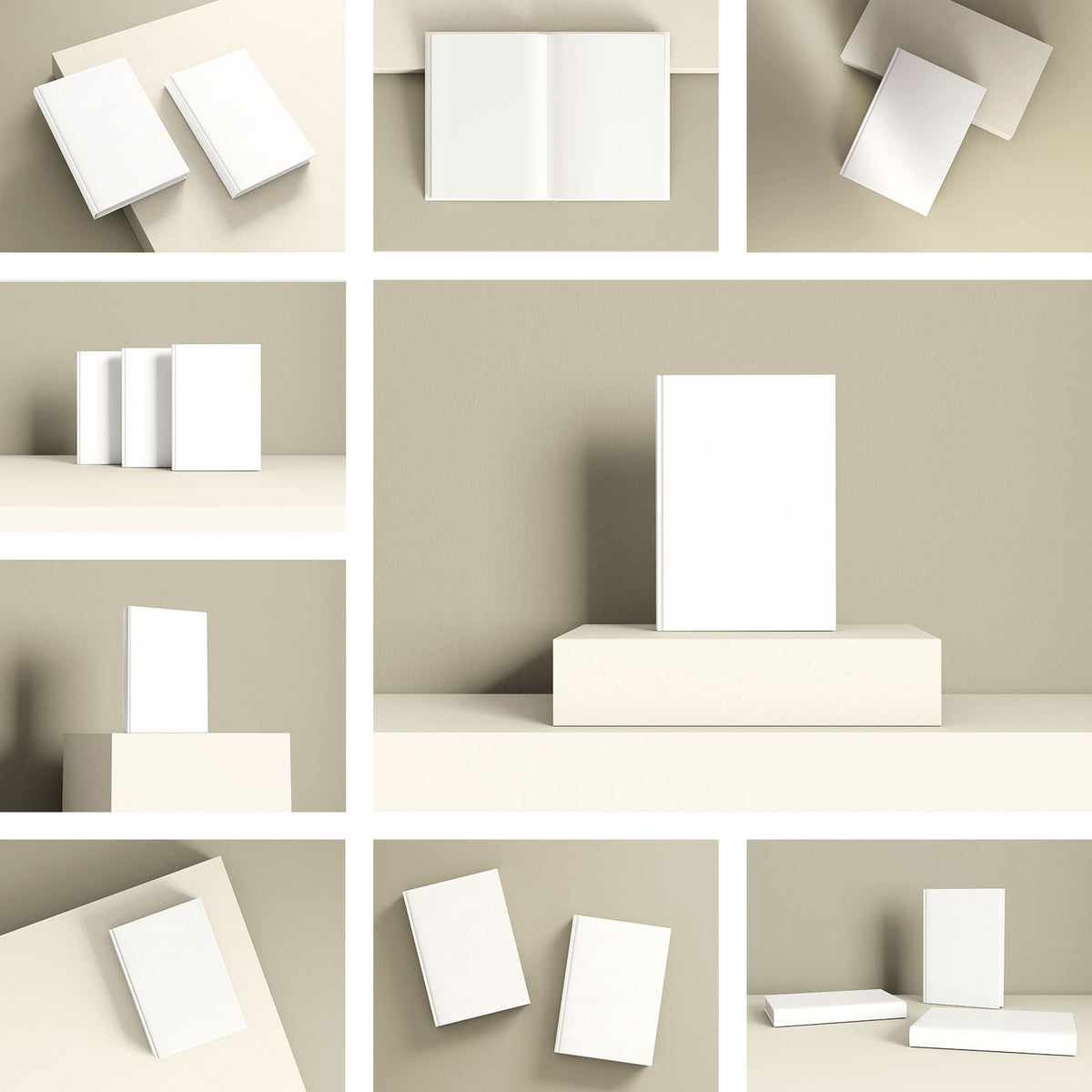 Book Mockup Scene Collection – Ruben Stom Design