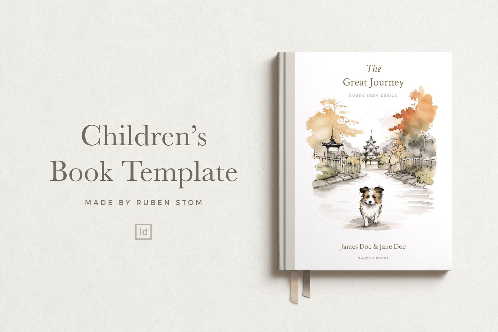 Minimal Children's Book Template – Ruben Stom Design
