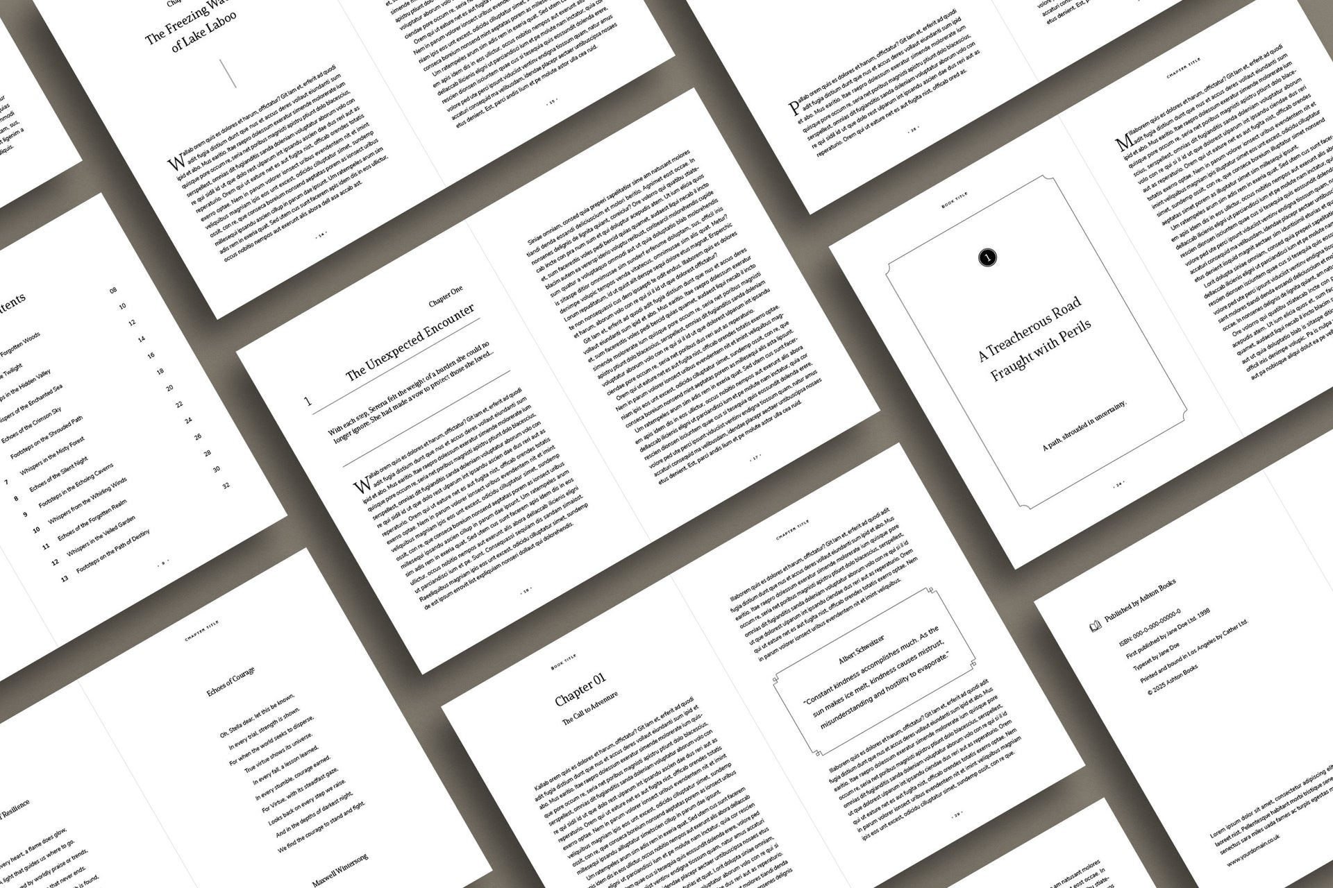 Ashton Book Template | Adobe InDesign Template – Ruben Stom Design