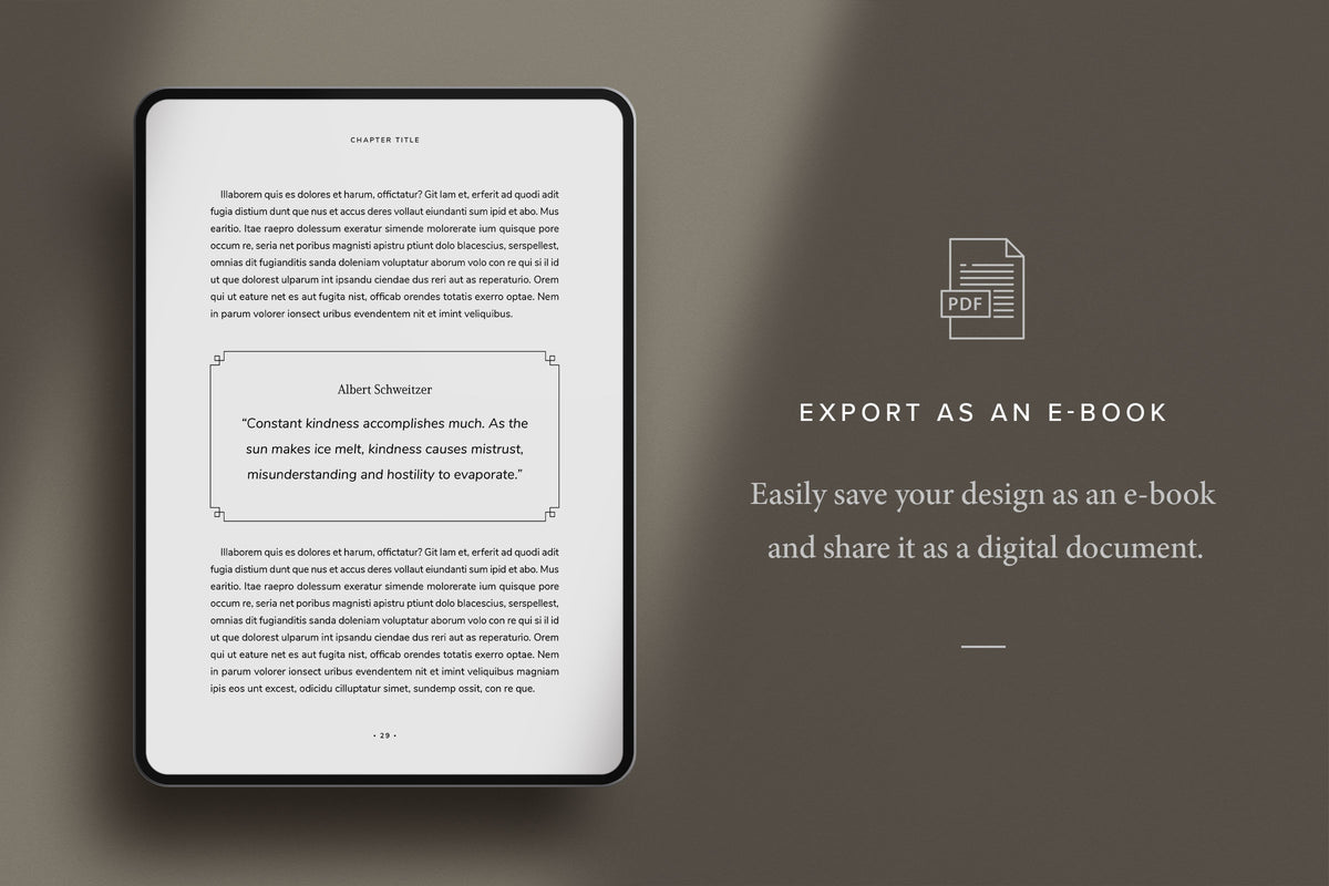 Ashton Book Template | Adobe InDesign Template – Ruben Stom Design