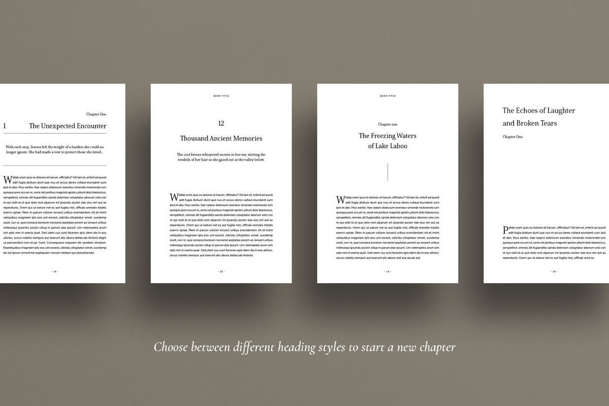 Ashton Book Template | Adobe InDesign Template – Ruben Stom Design