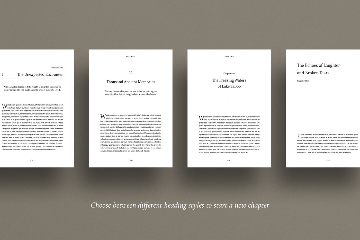 Ashton Book Template | Adobe InDesign Template – Ruben Stom Design
