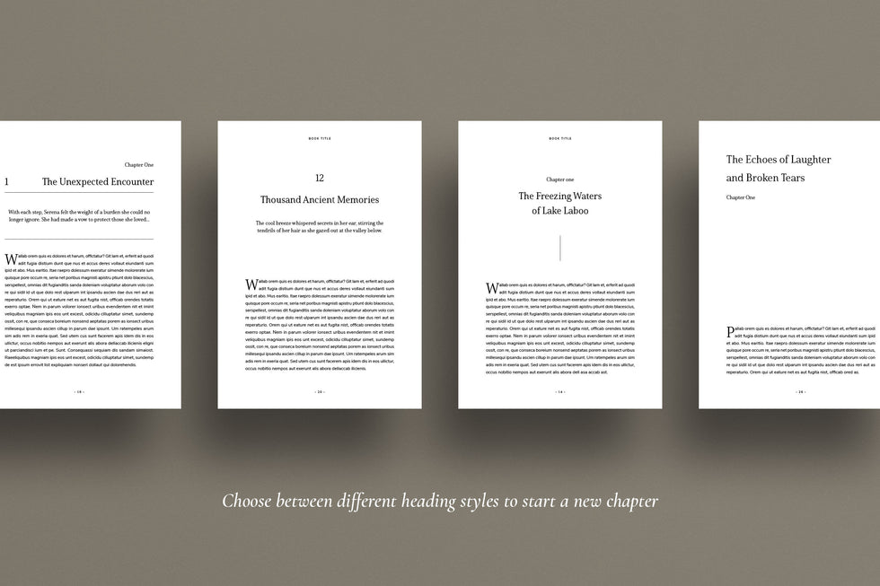 Ashton Book Template | Adobe InDesign Template – Ruben Stom Design