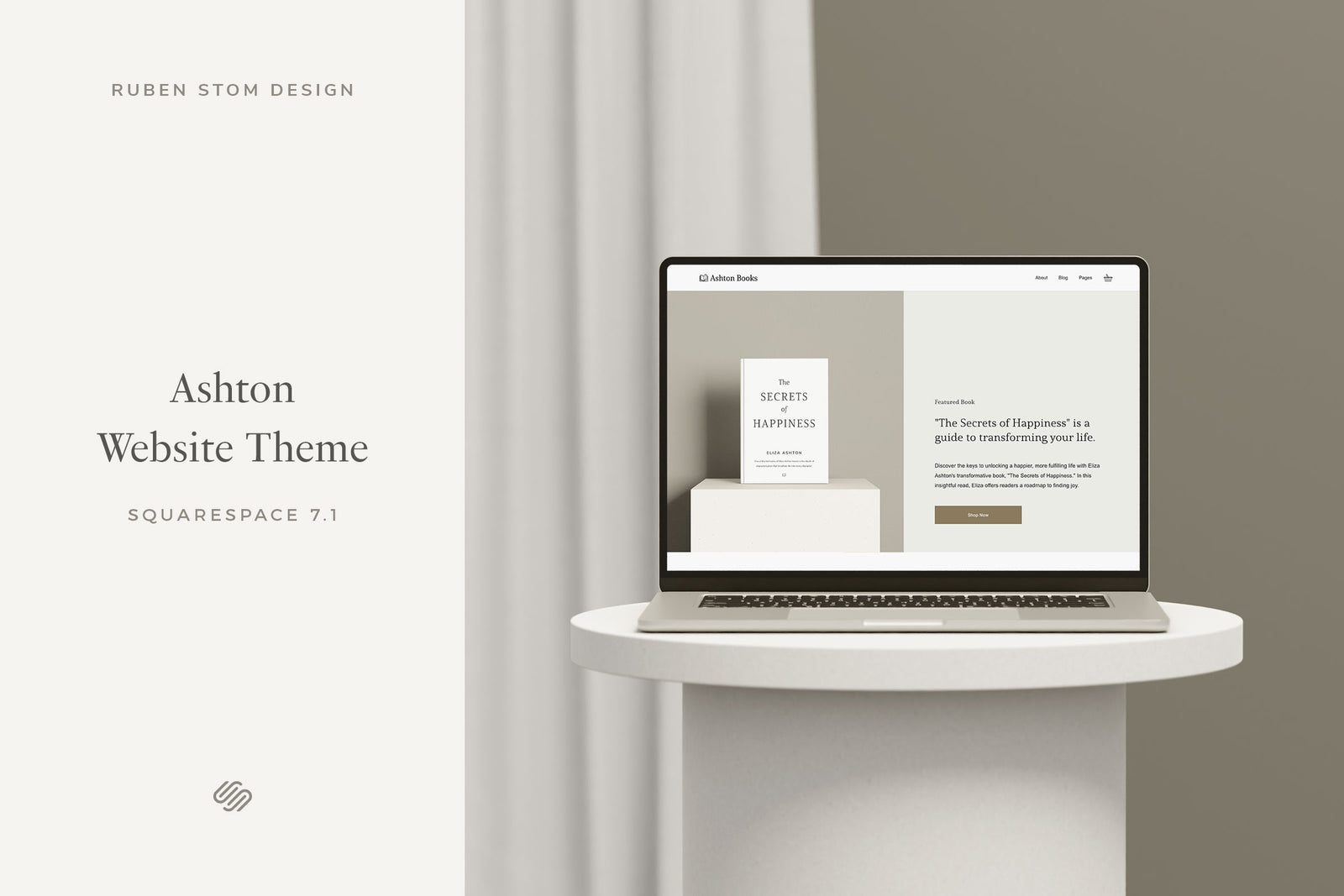 Ashton Squarespace 7.1 Website Theme – Ruben Stom Design