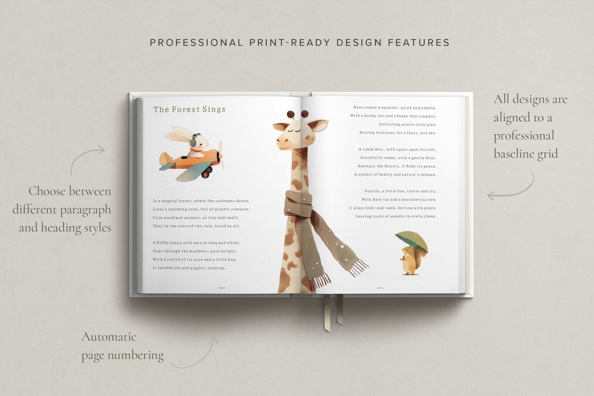 Classic Children's Book Template – Ruben Stom Design