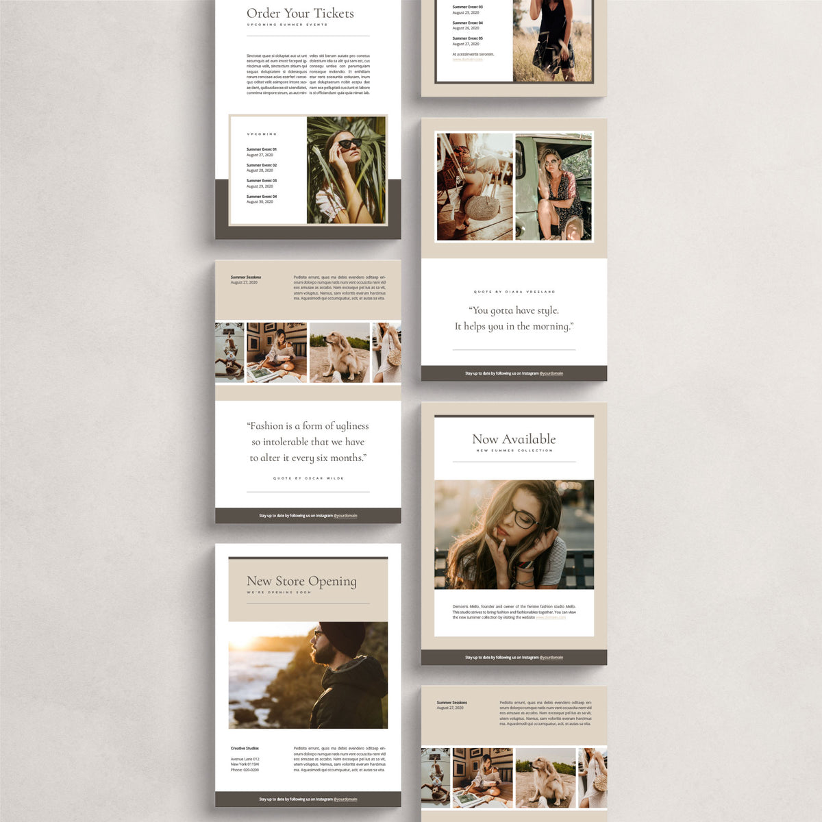 Sacramento Flyer Pack – Ruben Stom Design