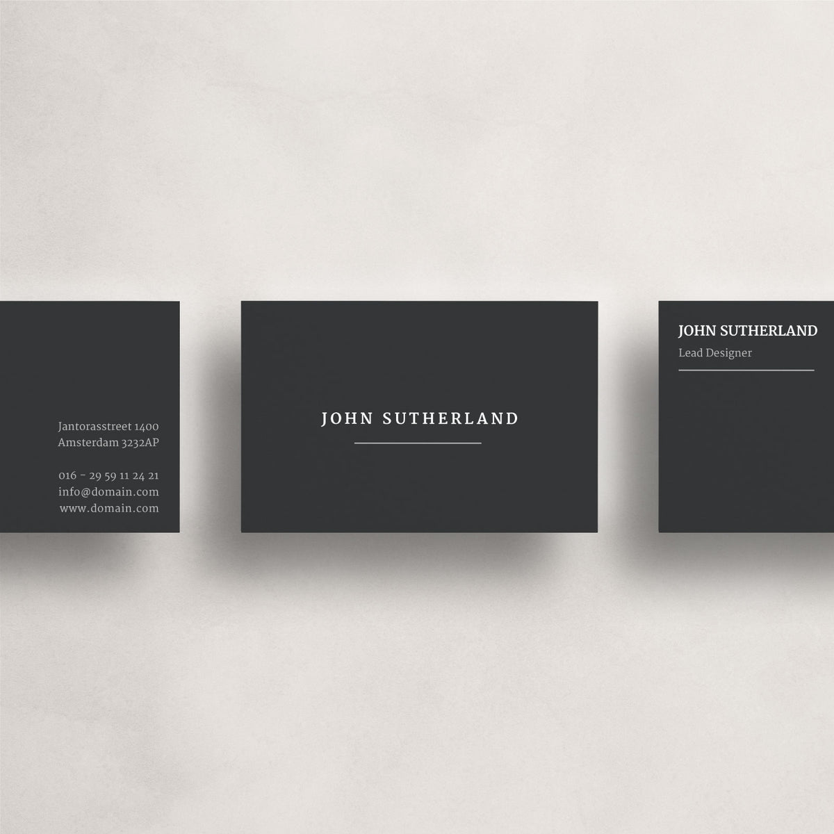 Sutherland Business Card Template – Ruben Stom Design